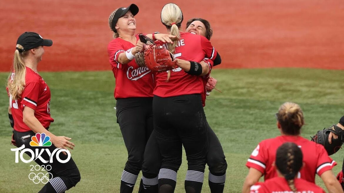 Canada outlasts Mexico in rainstorm to win softball bronze medal ...