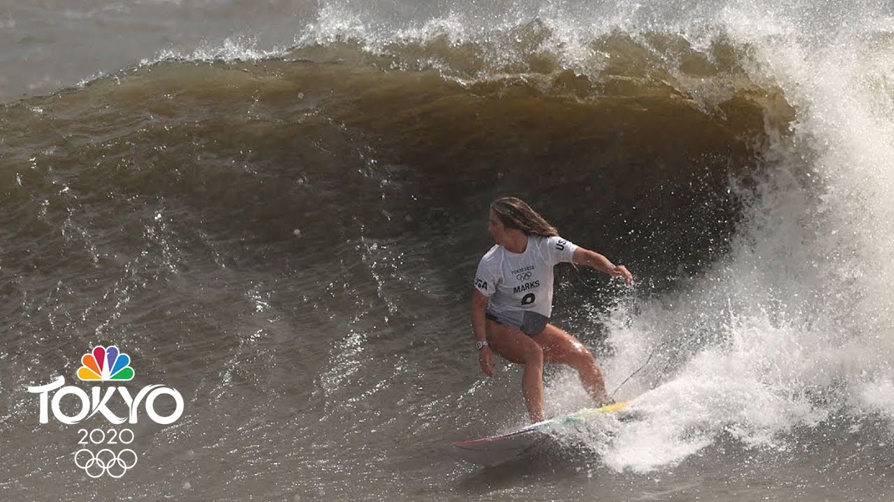 USA's Caroline Marks, Carissa Moore punch ticket to surfing semifinal ...