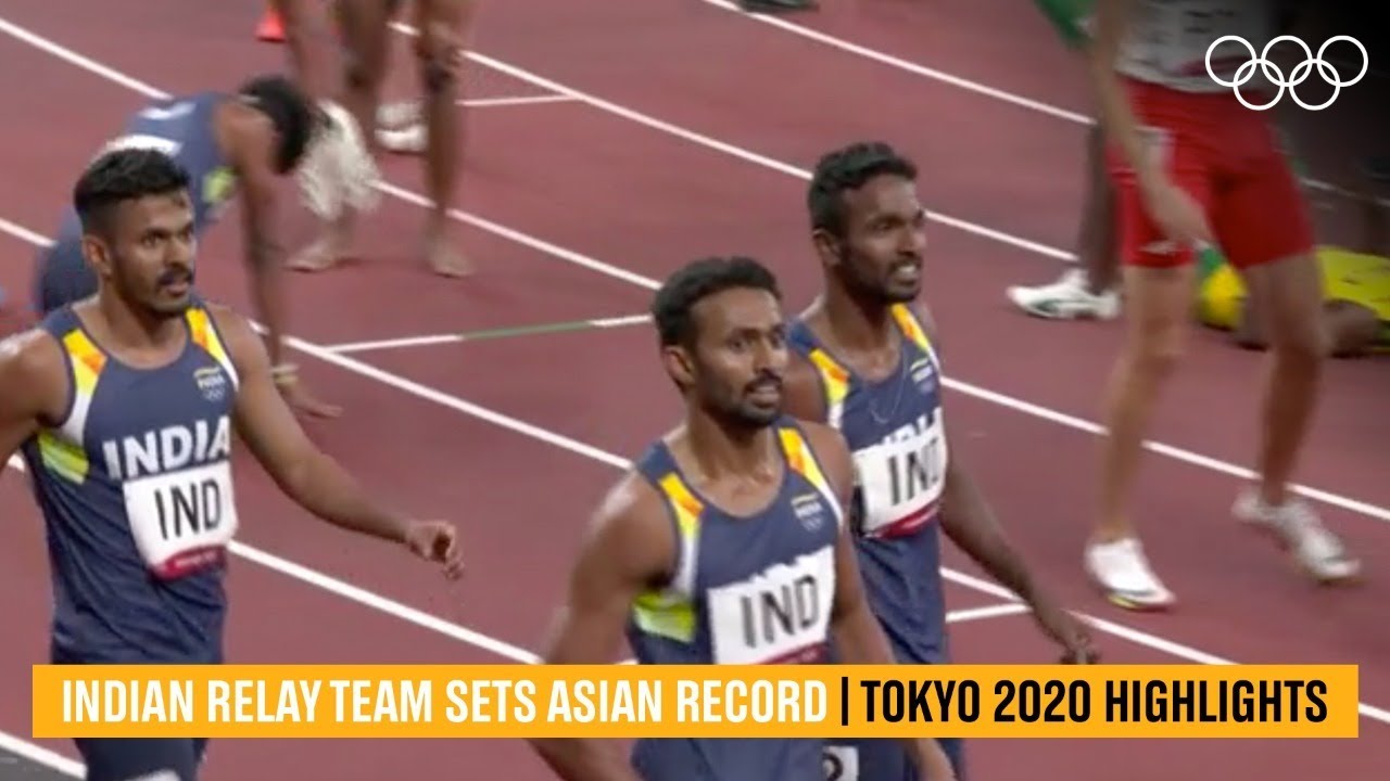 Indian relay team set Asian record | #Tokyo2020 Highlights - Tokyo ...