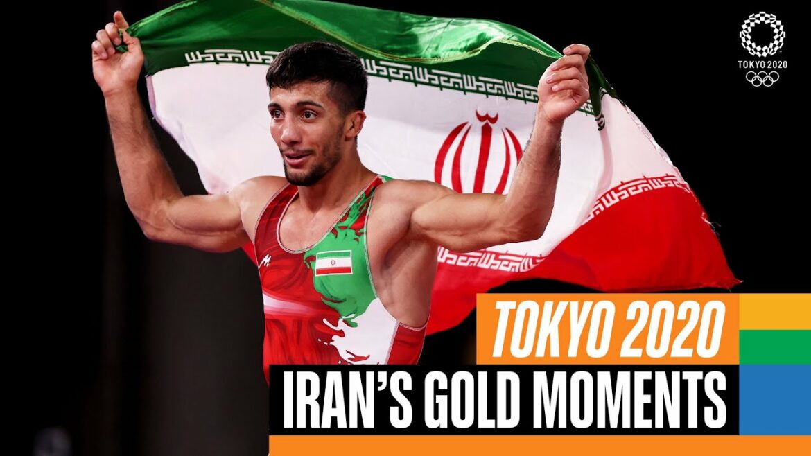 🇮🇷 🥇 Iran's gold medal moments at #Tokyo2020 | Anthems - Tokyo Olympics ...