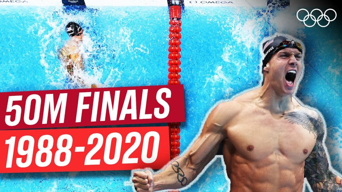 All Olympic finals in men's 50m freestyle! 🏊🏼‍♂️🥇 - Tokyo Olympics 2020