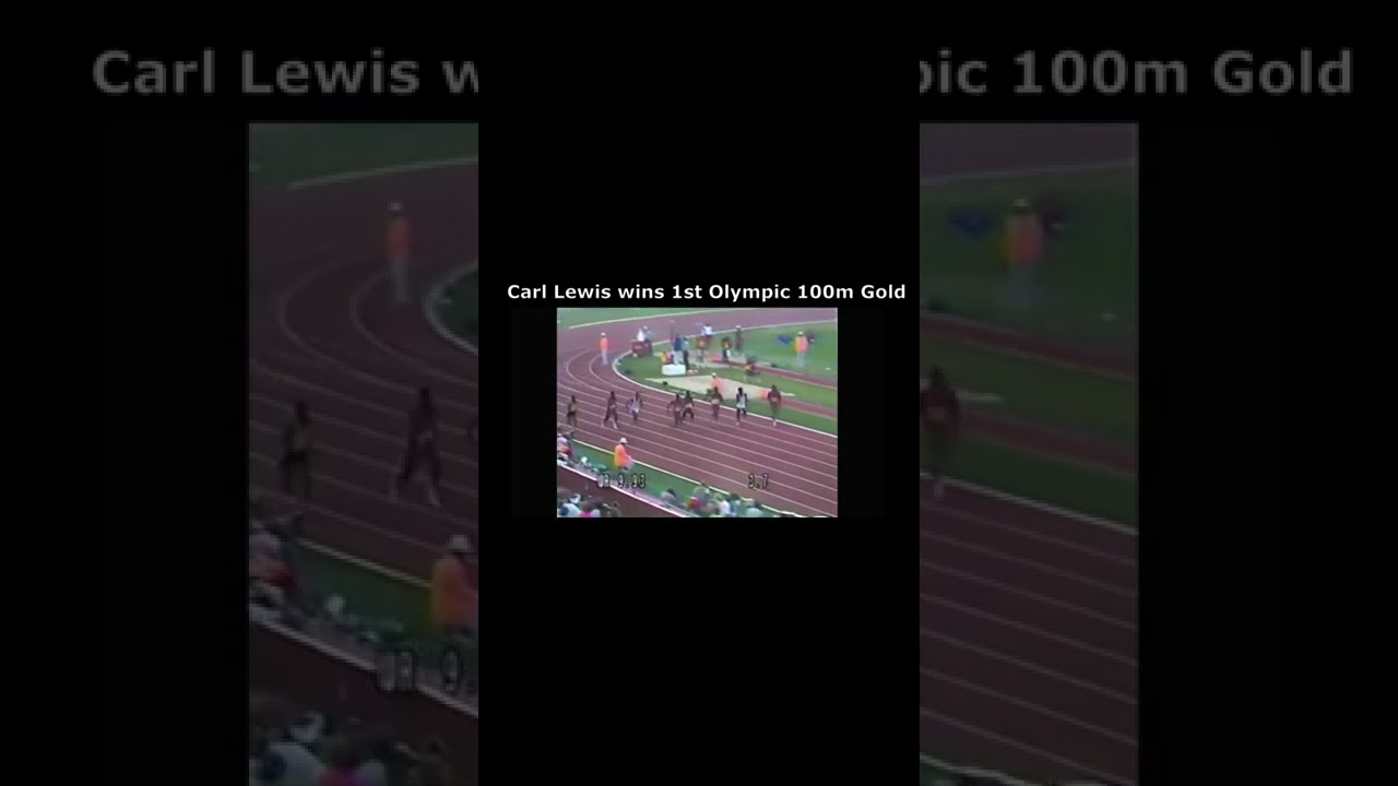 Carl Lewis wins 1st Olympic 100m Gold - Tokyo Olympics 2020