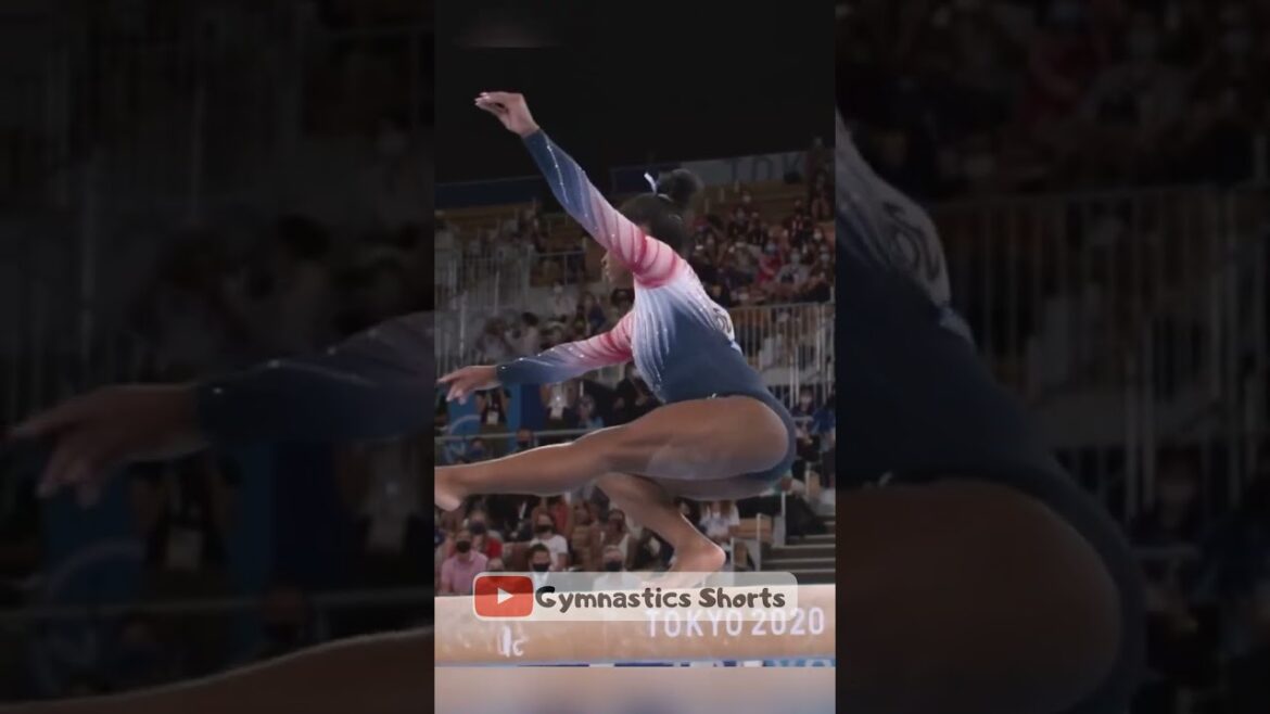 Simone Biles Wolf Turn 2020 Tokyo Olympics Event Final - Tokyo Olympics ...